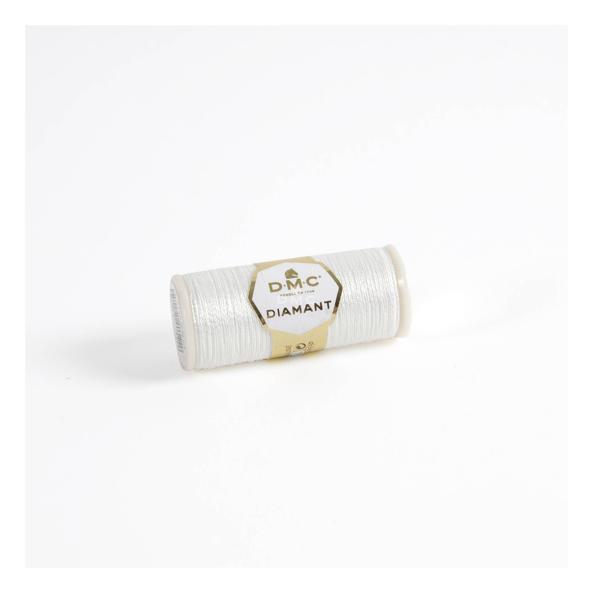 DMC White Diamant Metallic Thread 35m (D5200) | Hobbycraft