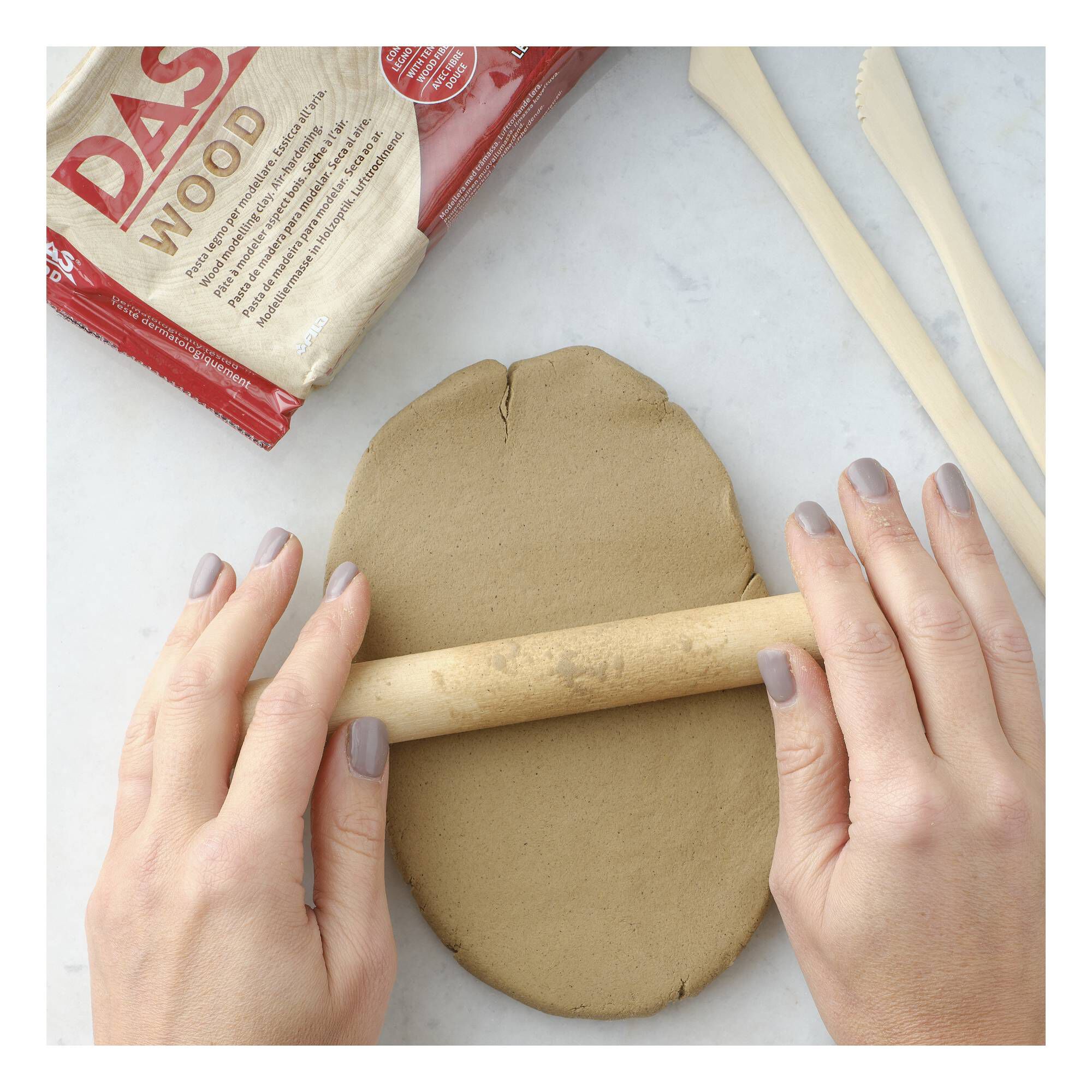 DAS Wood Effect Clay 350g | Hobbycraft
