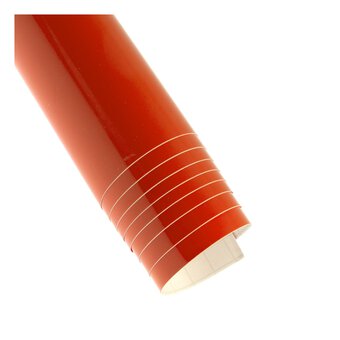 Orange Glossy Permanent Vinyl 12 x 48 Inches | Hobbycraft
