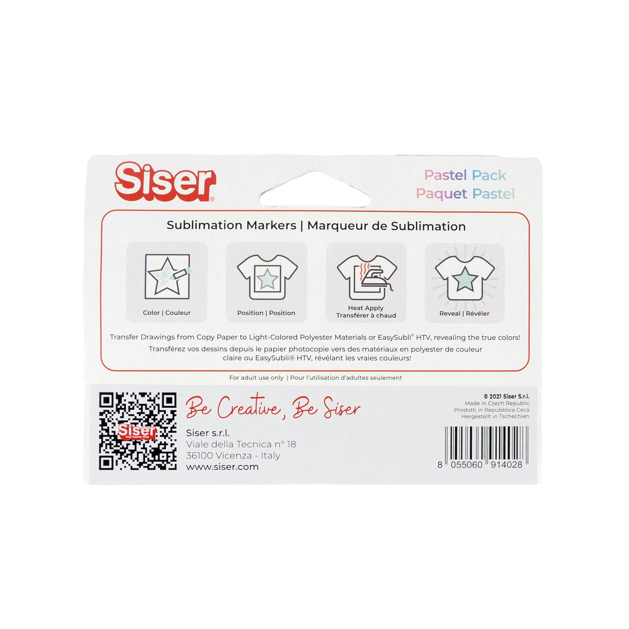 Siser Primary Sublimation Markers 6 Pack | Hobbycraft