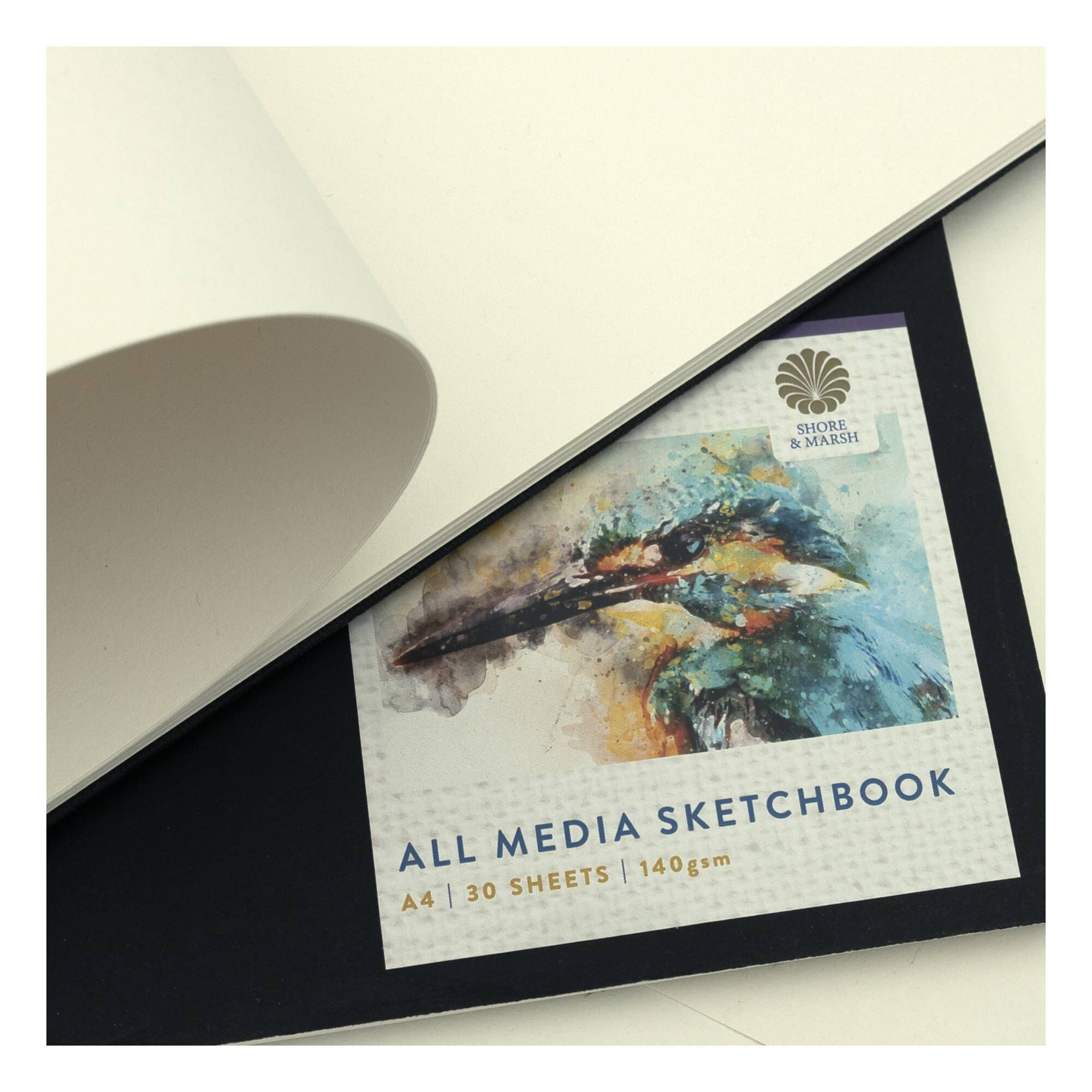 Shore & Marsh Landscape All Media Sketchbook A4 | Hobbycraft