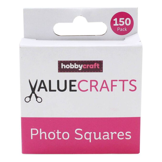 Photo Squares 150 Pack | Hobbycraft