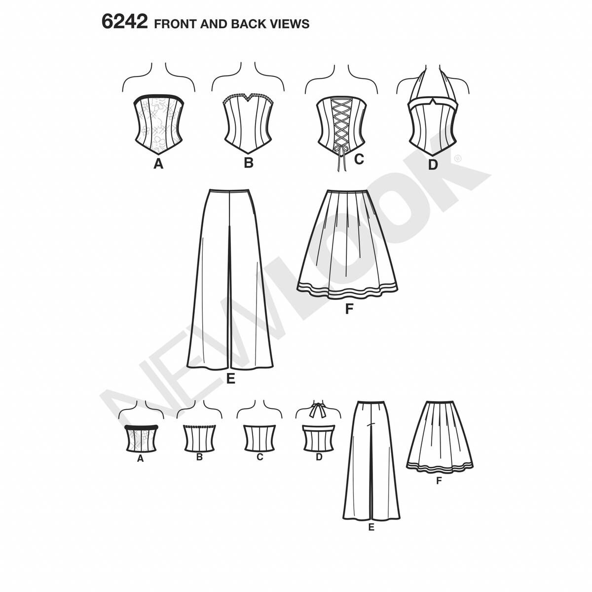 New Look Women's Separates Sewing Pattern 6242 | Hobbycraft