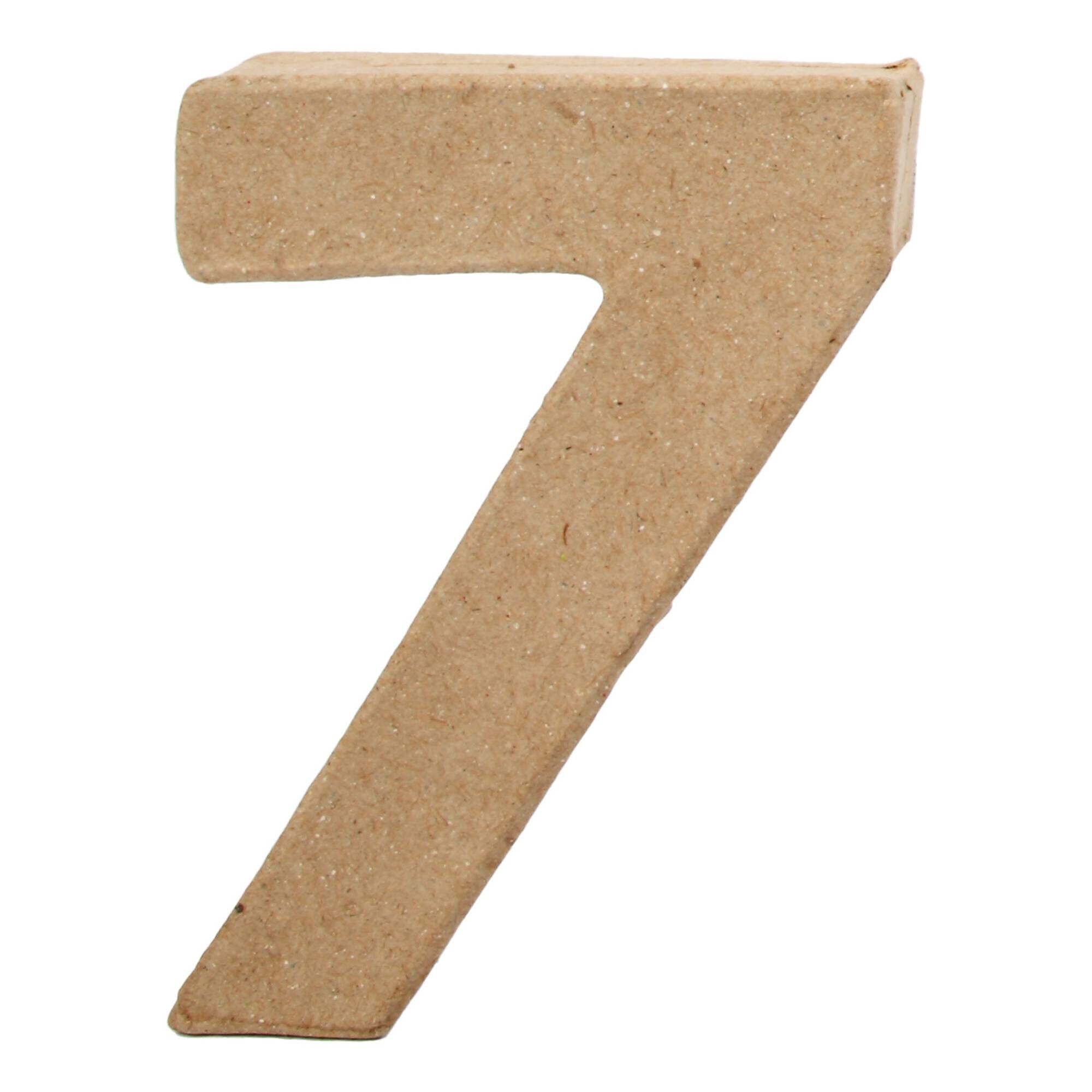 Mini Mache Number 7 10cm | Hobbycraft