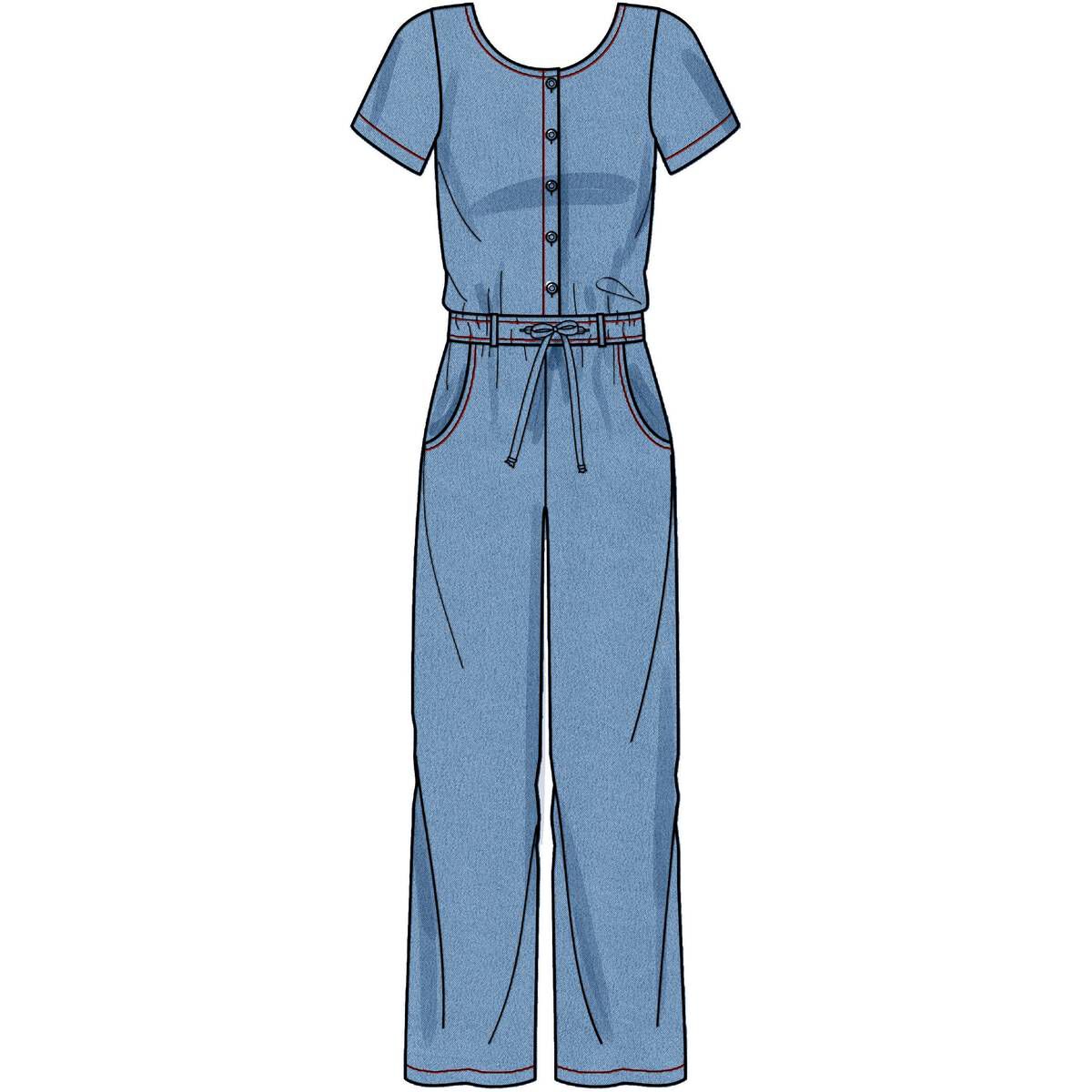 New Look Women's Jumpsuit Sewing Pattern N6661 | Hobbycraft