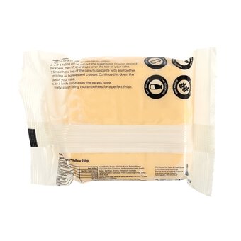 The Sugar Paste Yellow Sugarpaste 250g | Hobbycraft