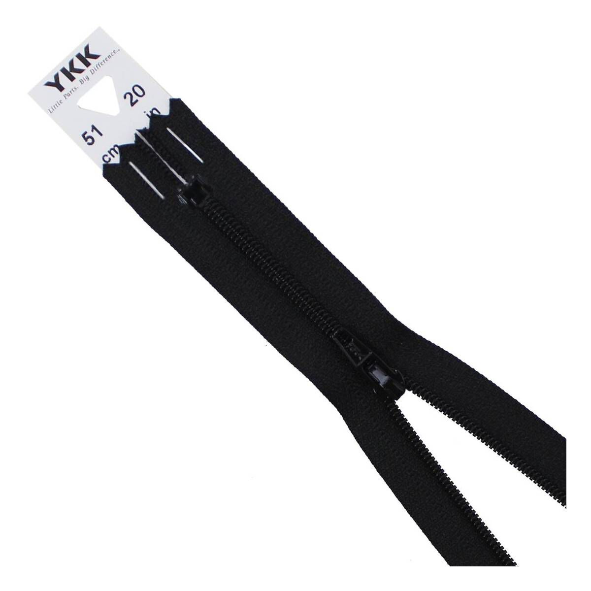 YKK Black Dress and Skirt Zip 51cm | Hobbycraft