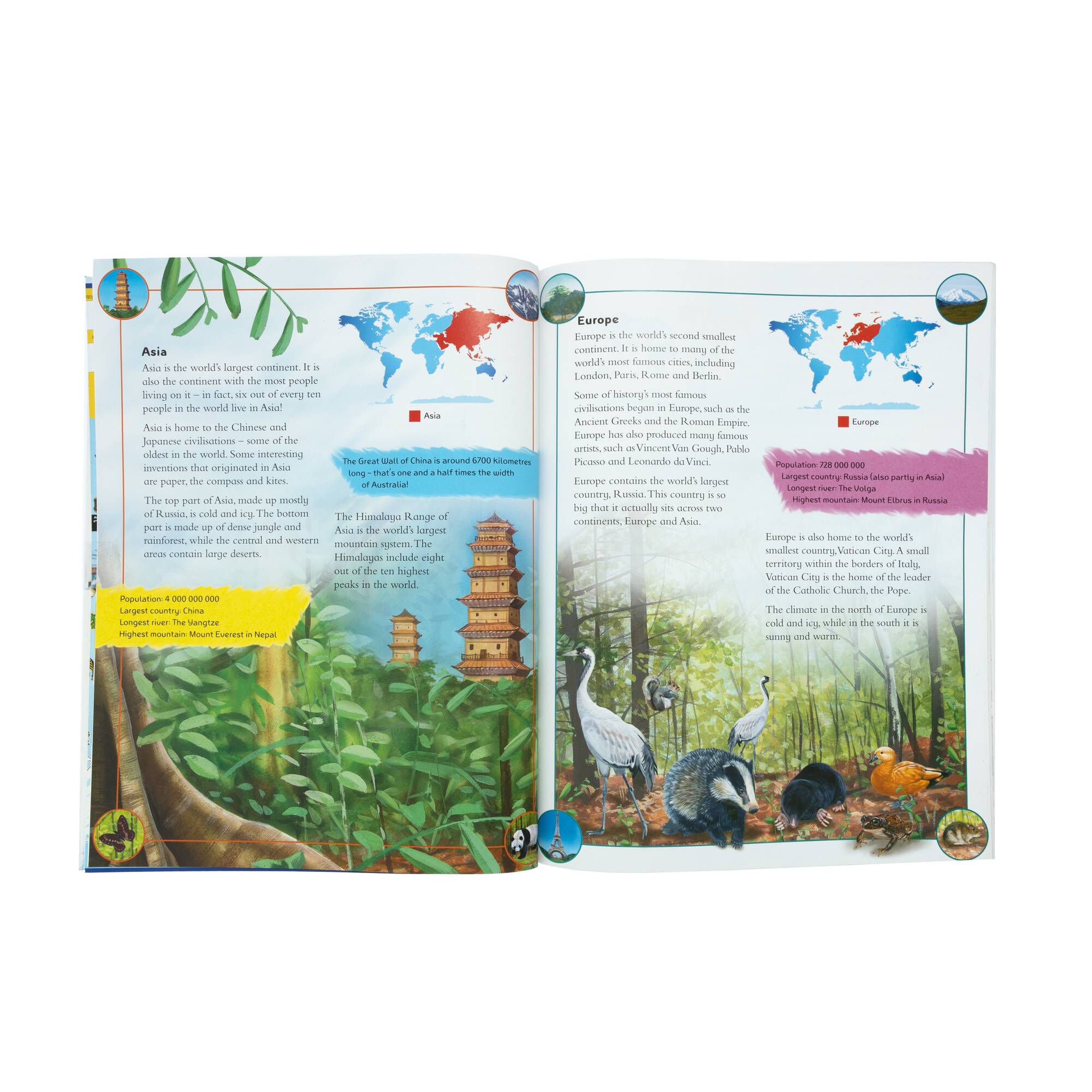 World and Space Amazing Sticker Atlas Book | Hobbycraft