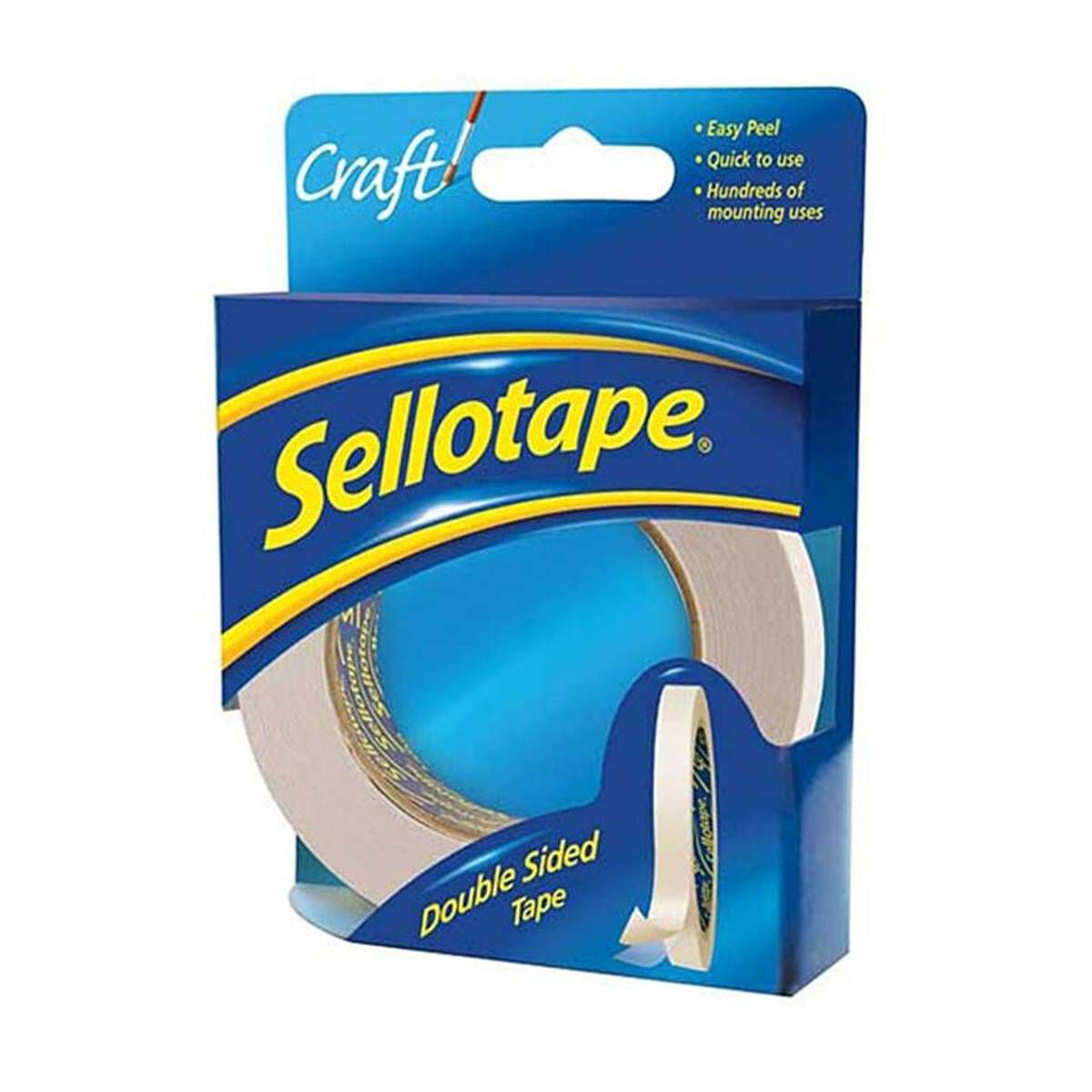 Sellotape Double Sided Tape 12mm X 33m Hobbycraft Sellotape Double Sided Tape 12mm X 33m Hobbycraft