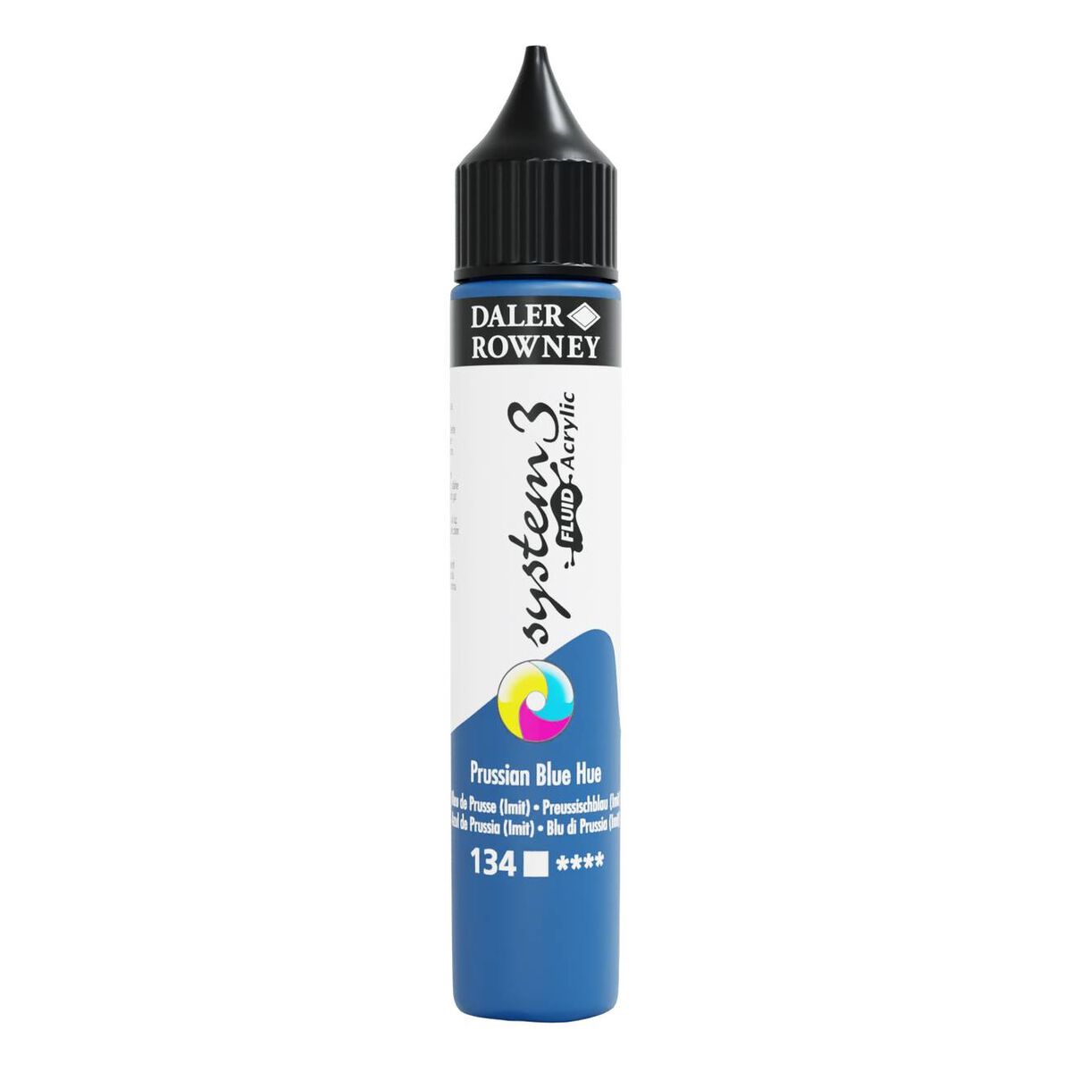 Daler-Rowney System3 Prussian Blue Fluid Acrylic 29.5ml (134) | Hobbycraft