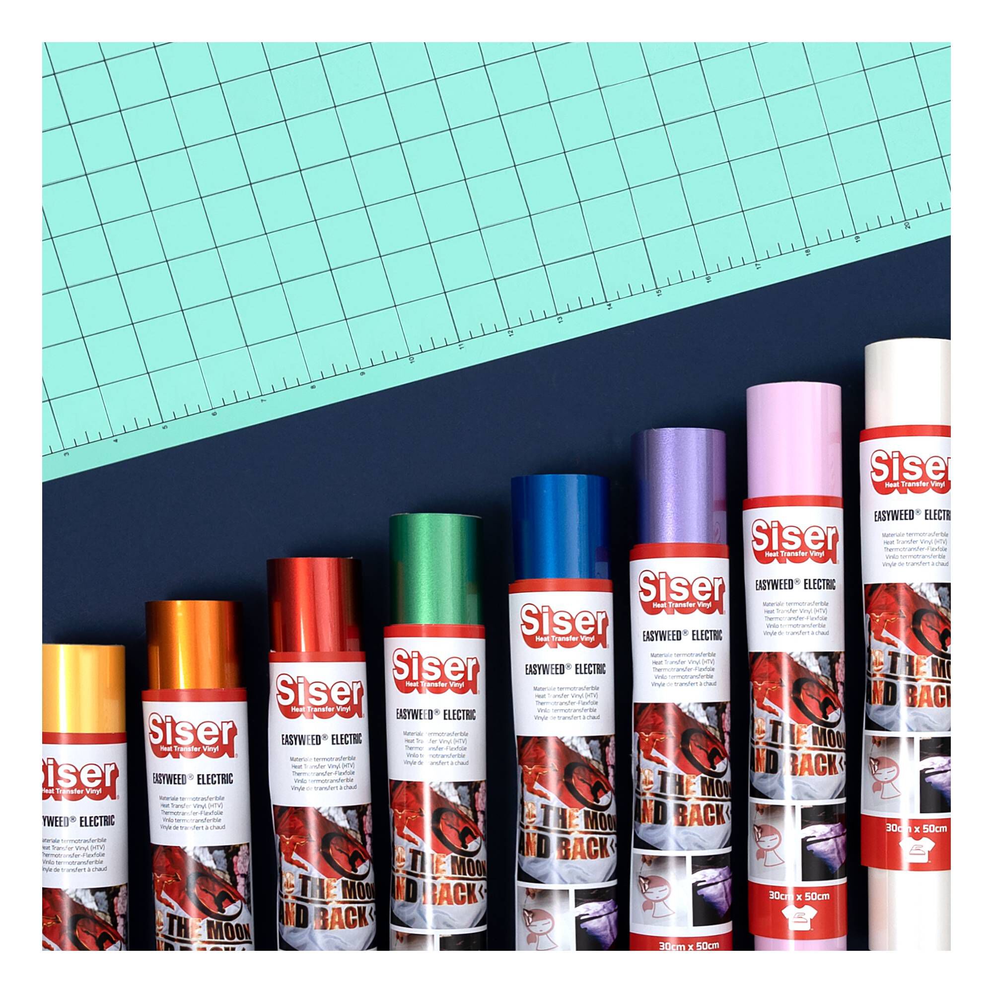 Siser Purple Easyweed Electric Heat Transfer Vinyl 30cm x 50cm | Hobbycraft