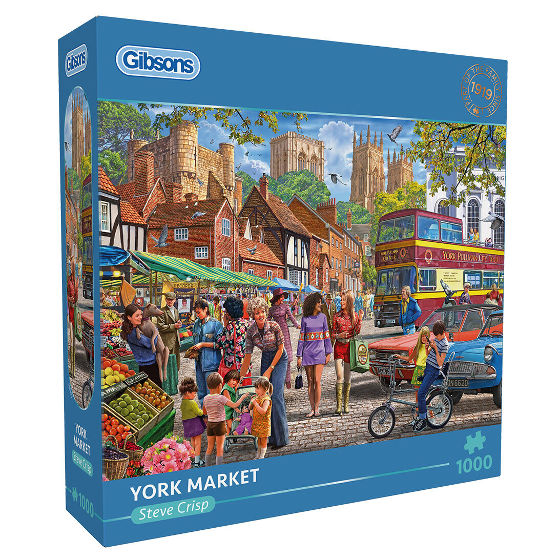 Gibsons York Market Jigsaw Puzzle 1000 Pieces | Hobbycraft