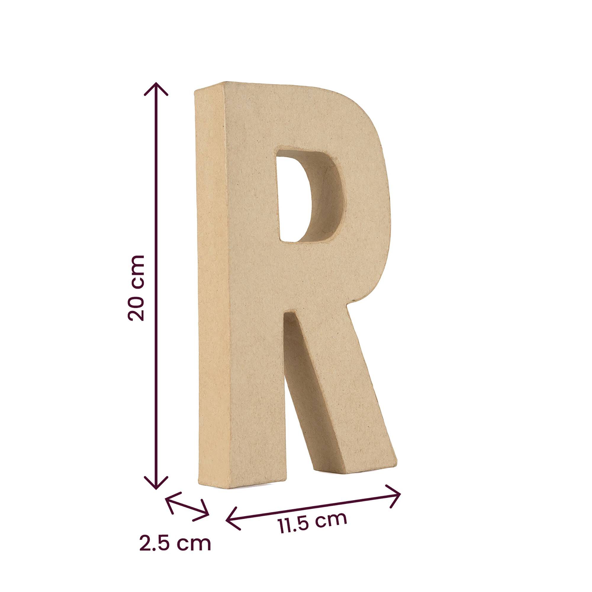Mache Letter R 20cm | Hobbycraft