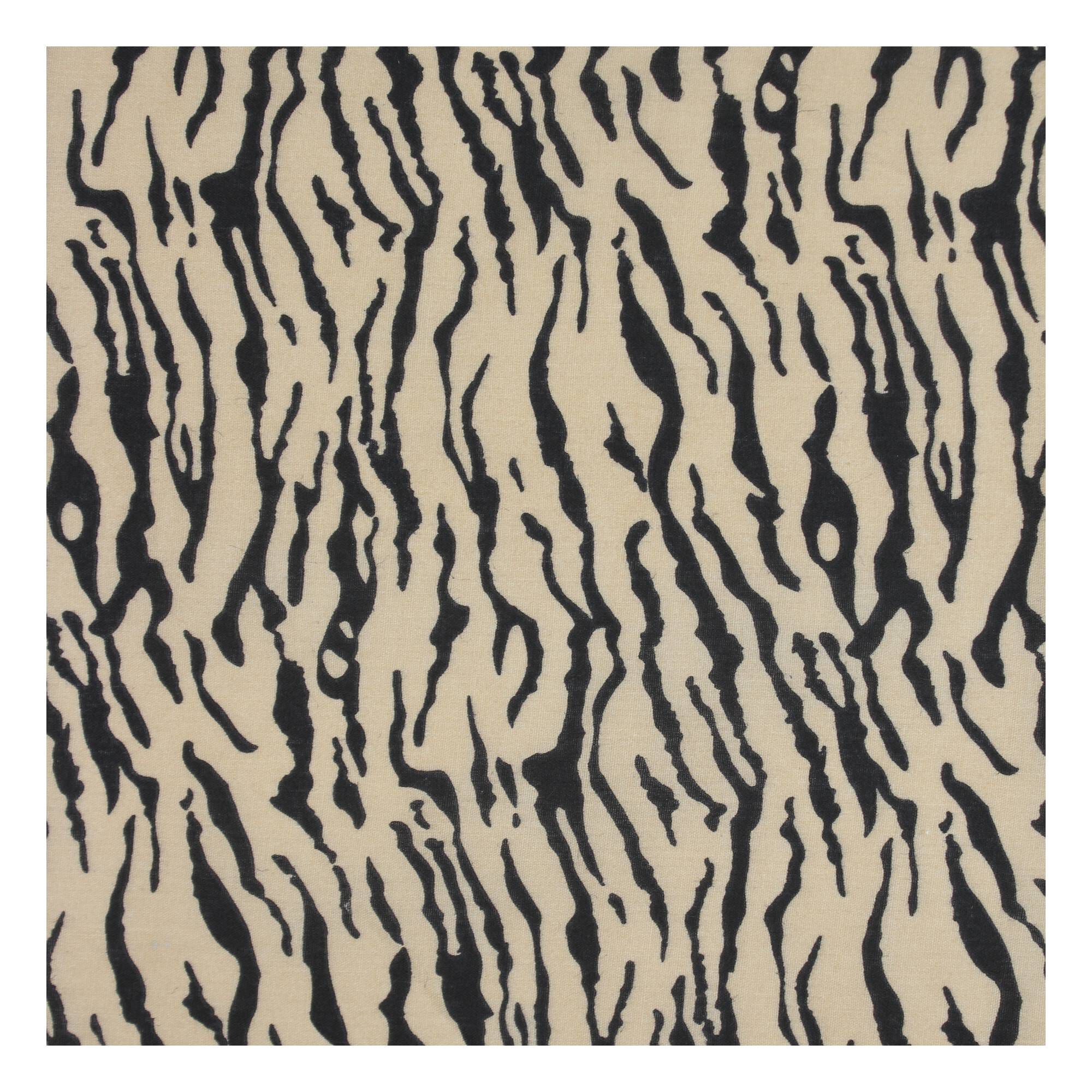 Tiger Print Polycotton Fabric by the Metre | Hobbycraft