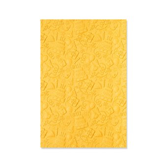 Sizzix Celebrate 3D Embossing Folder A6 | Hobbycraft