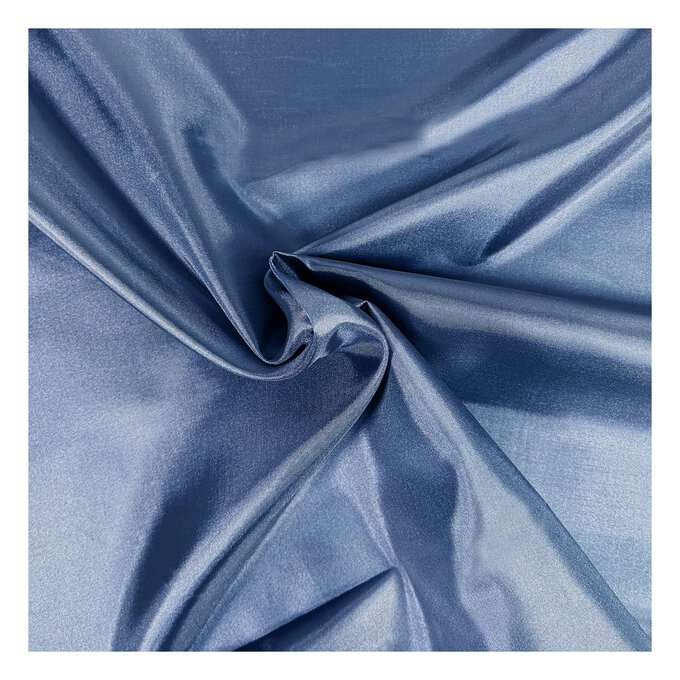 Navy Silky Habutae Fabric by the Metre | Hobbycraft