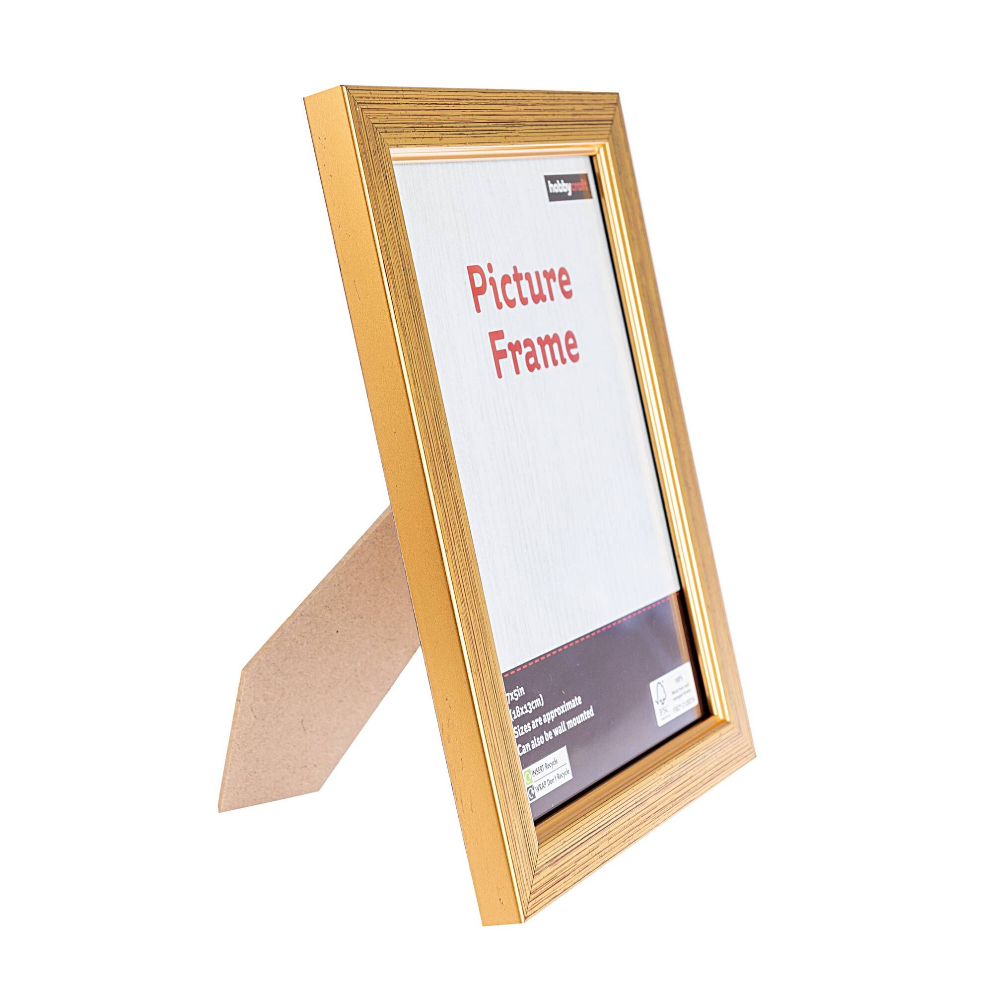 Gold Effect Picture Frame 18cm x 13cm | Hobbycraft