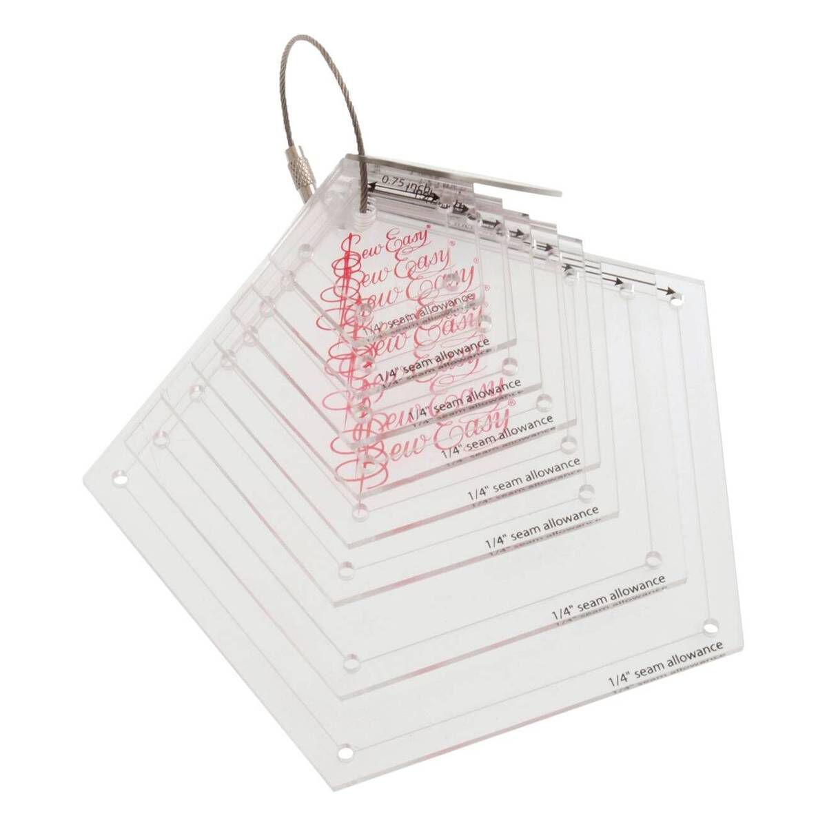 Sew Easy Mini Pentagon Template Set | Hobbycraft