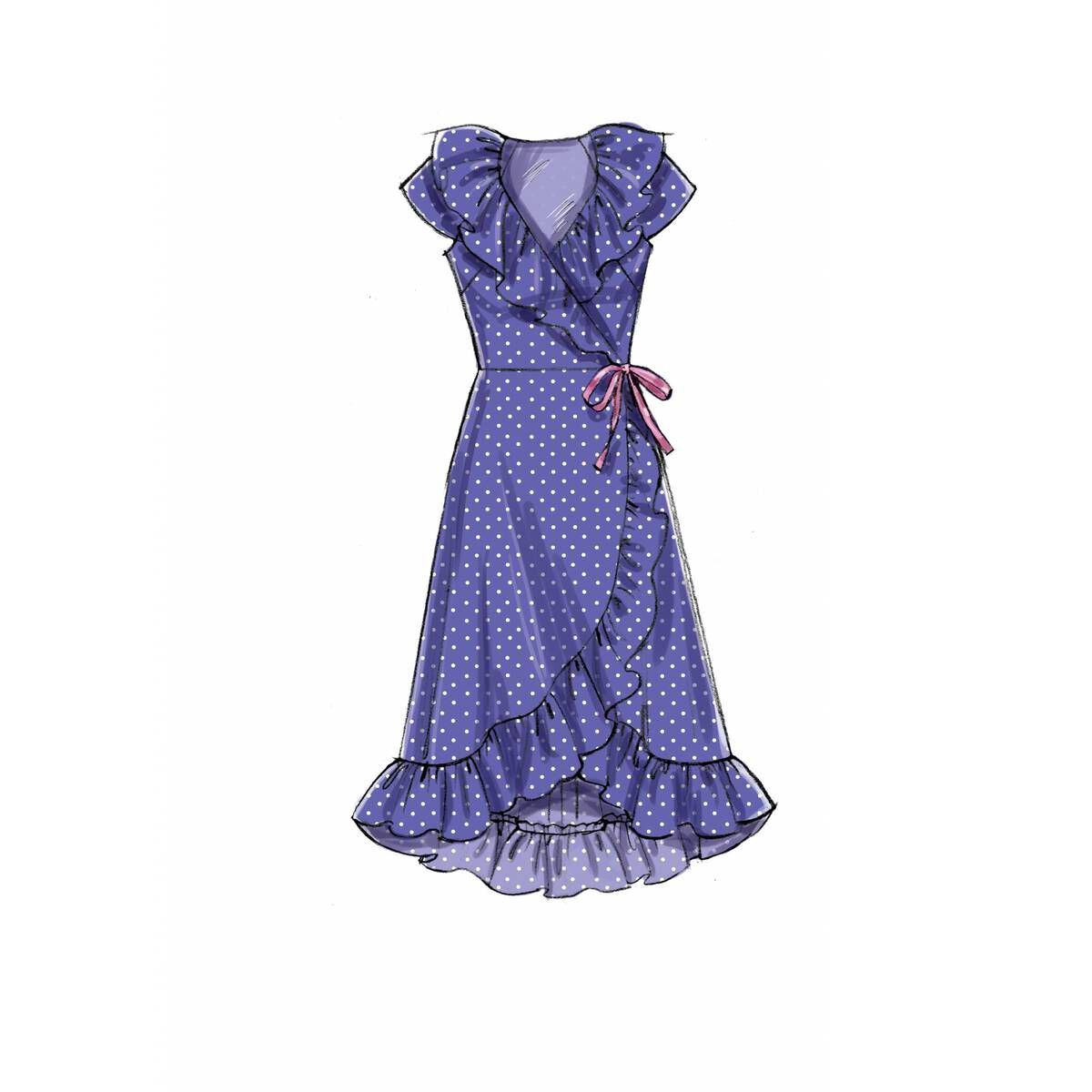 McCall’s Women’s Dress Sewing Pattern M7745 (6-14) | Hobbycraft