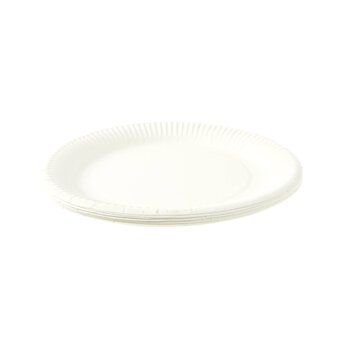 White Paper Plates 10 Pack | Hobbycraft