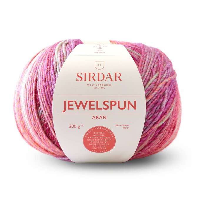 Sirdar Glowing Garnet Jewelspun Yarn 200g | Hobbycraft
