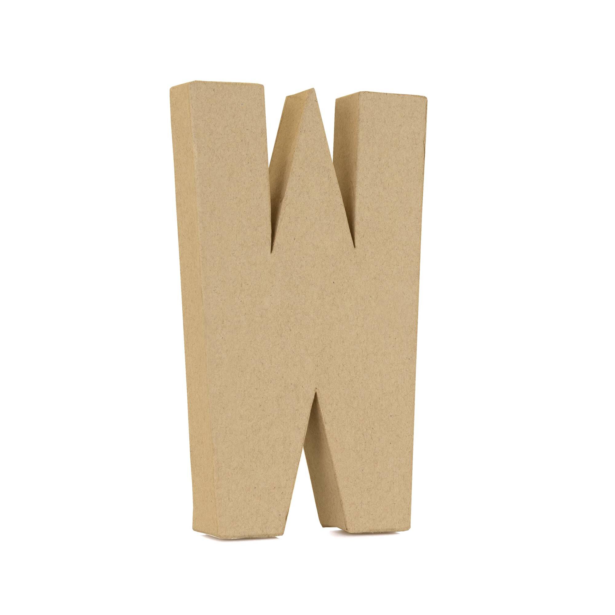 Mache Letter W 20cm | Hobbycraft