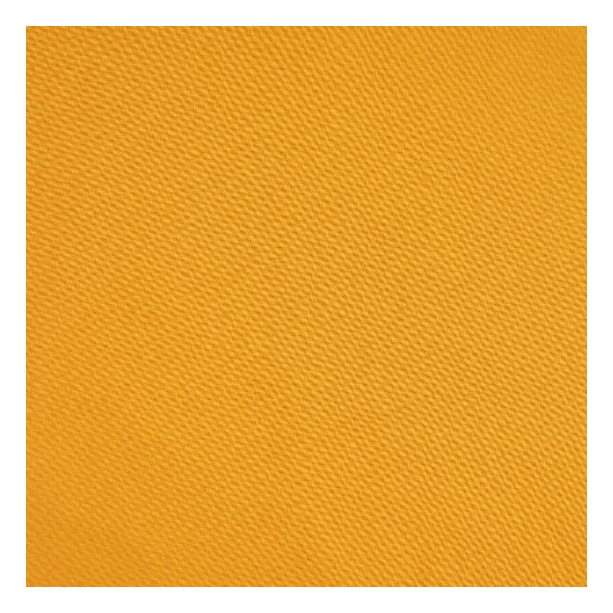 Yellow Organic Premium Cotton Fabric by the Metre | Hobbycraft