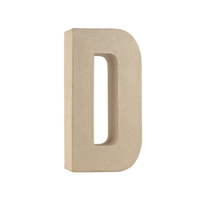 Mache Letter D 20cm | Hobbycraft