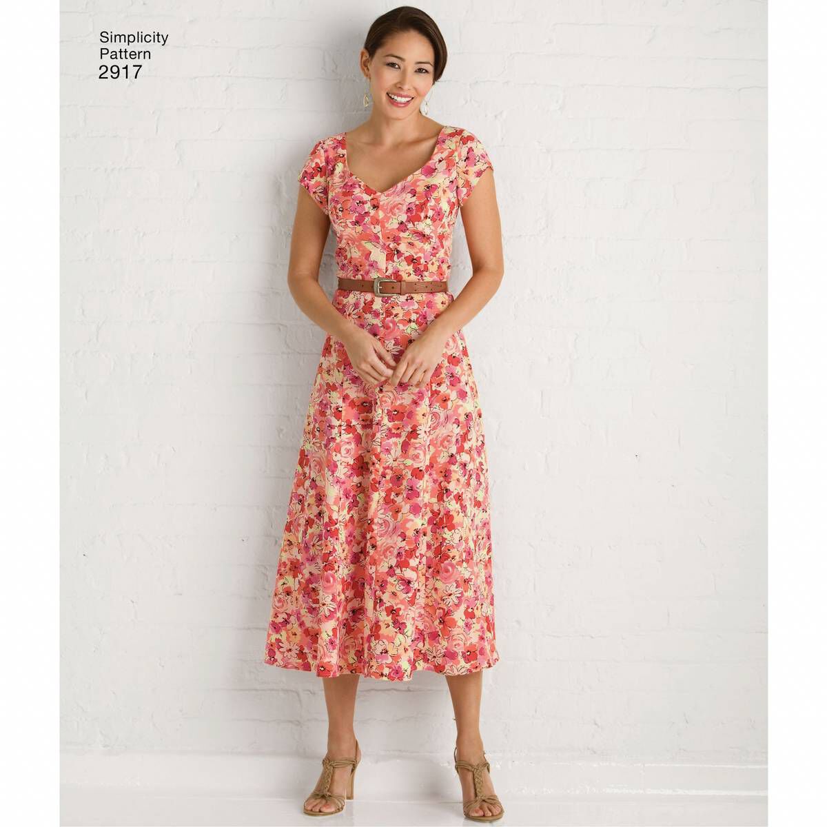 Simplicity Women’s Dress Sewing Pattern 2917 (20-28) | Hobbycraft