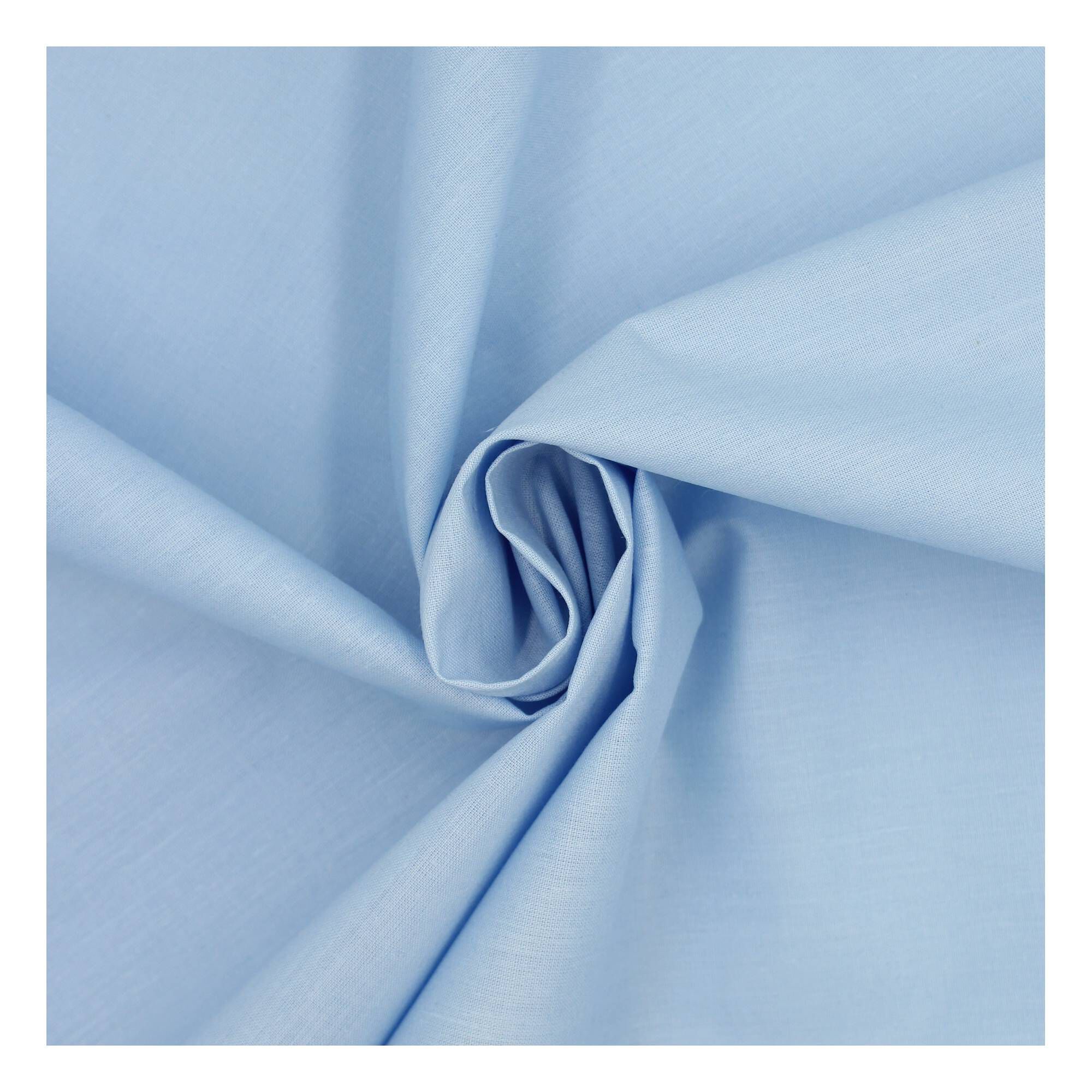 Sky Polycotton Extra Wide Fabric by the Metre | Hobbycraft