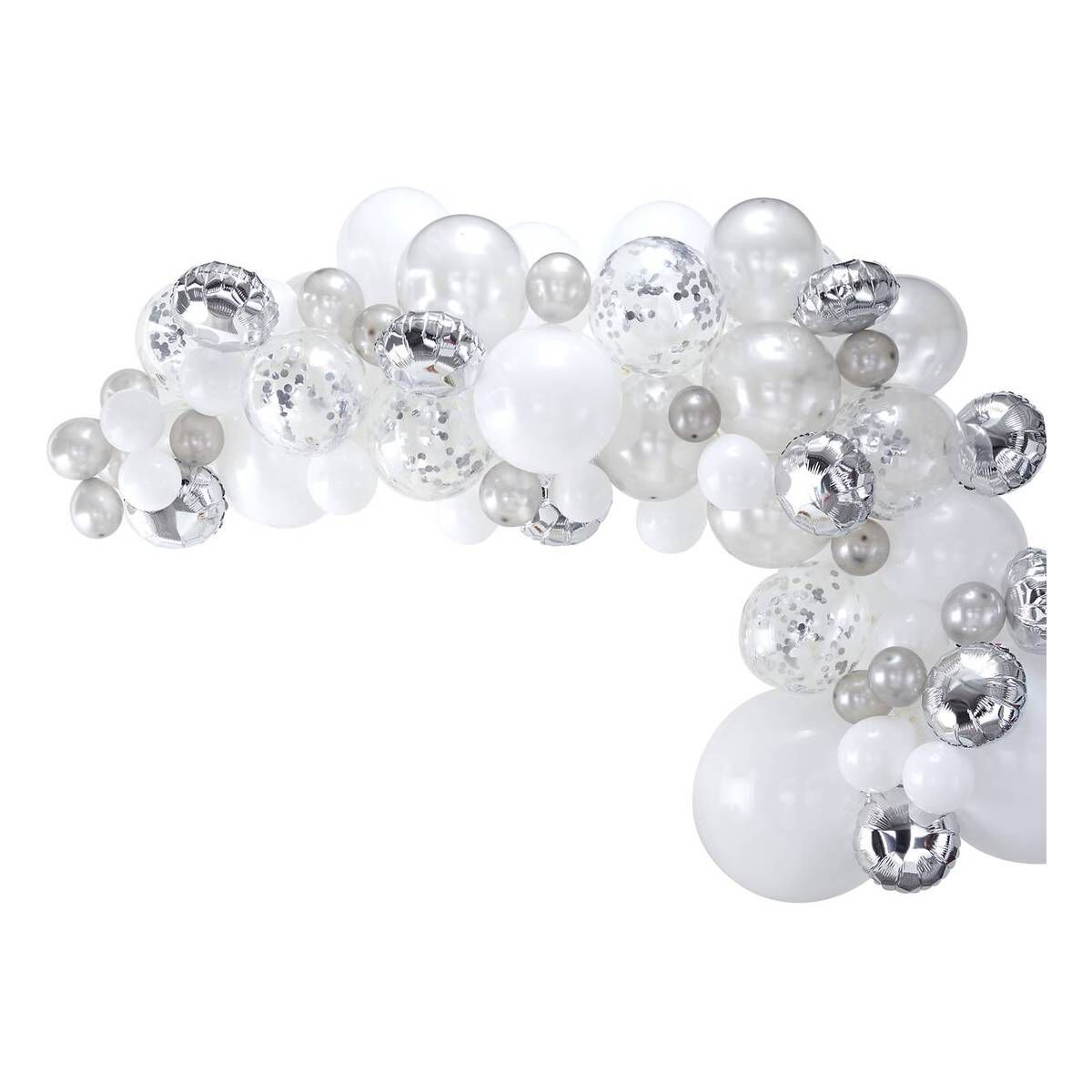 Ginger Ray Silver Balloon Arch Kit | Hobbycraft