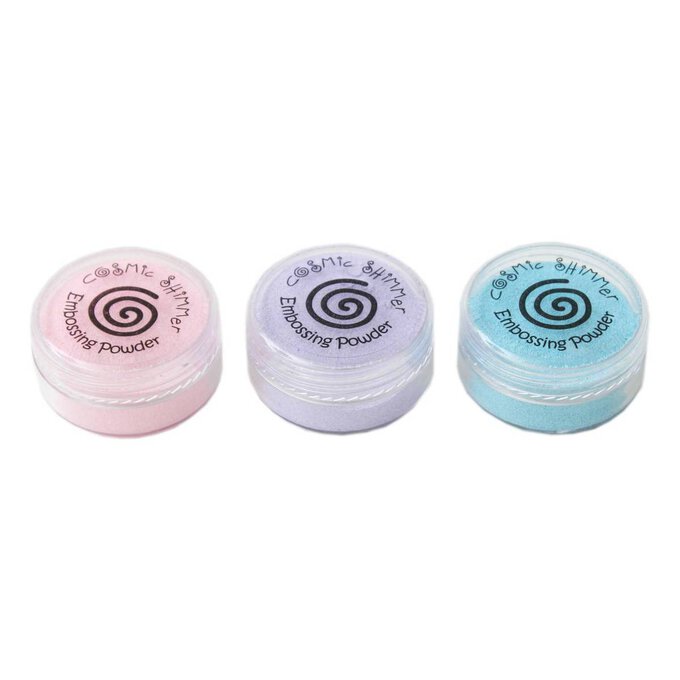 Cosmic Shimmer Perfect Pastel Embossing Powder 10ml 3 Pack | Hobbycraft
