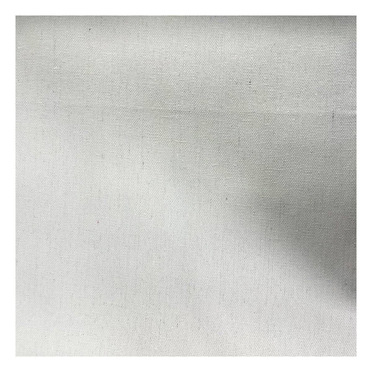 Cream Poly Cotton Canvas Fabric by the Metre | Hobbycraft