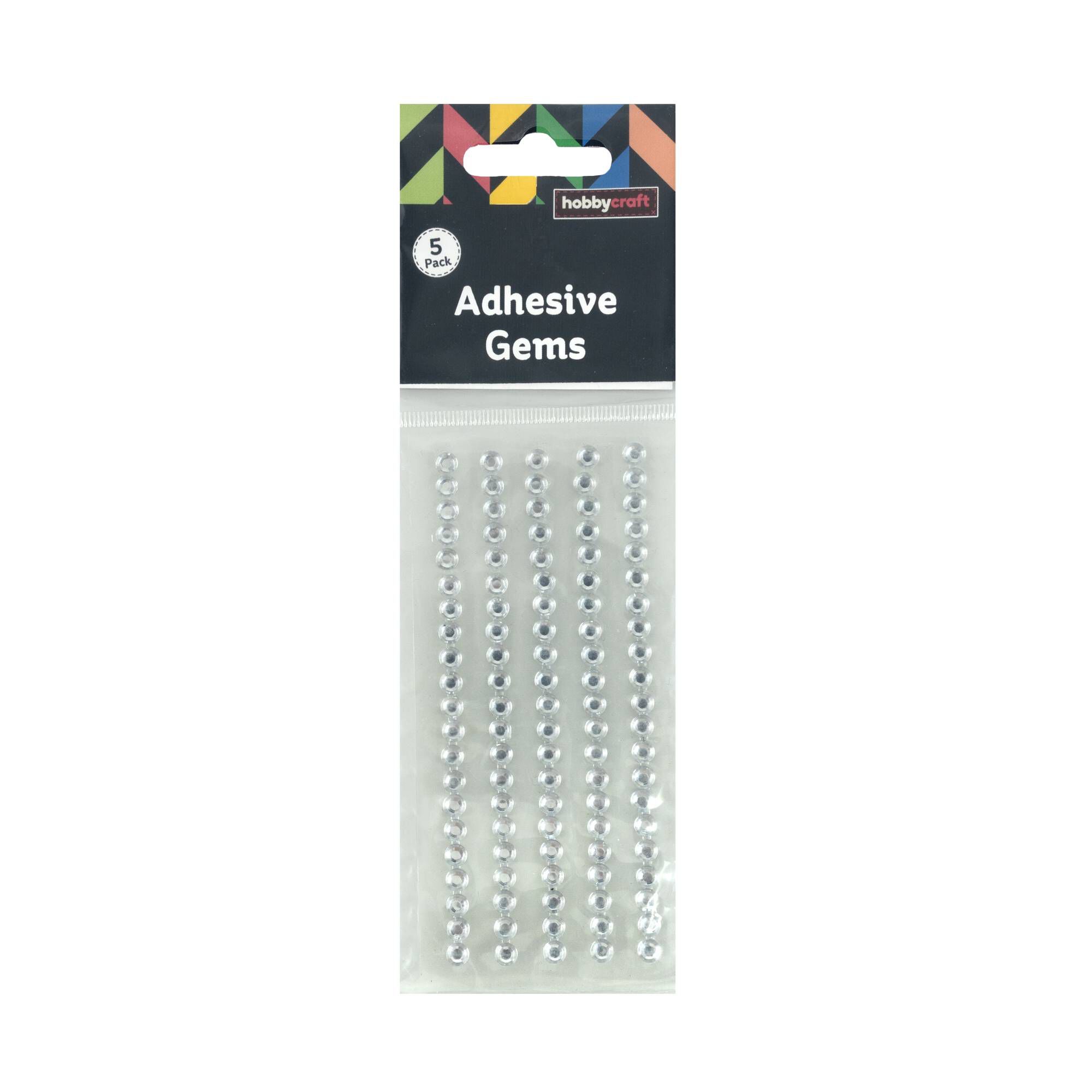 Clear Adhesive Gem Strips 5mm 5 Pack | Hobbycraft