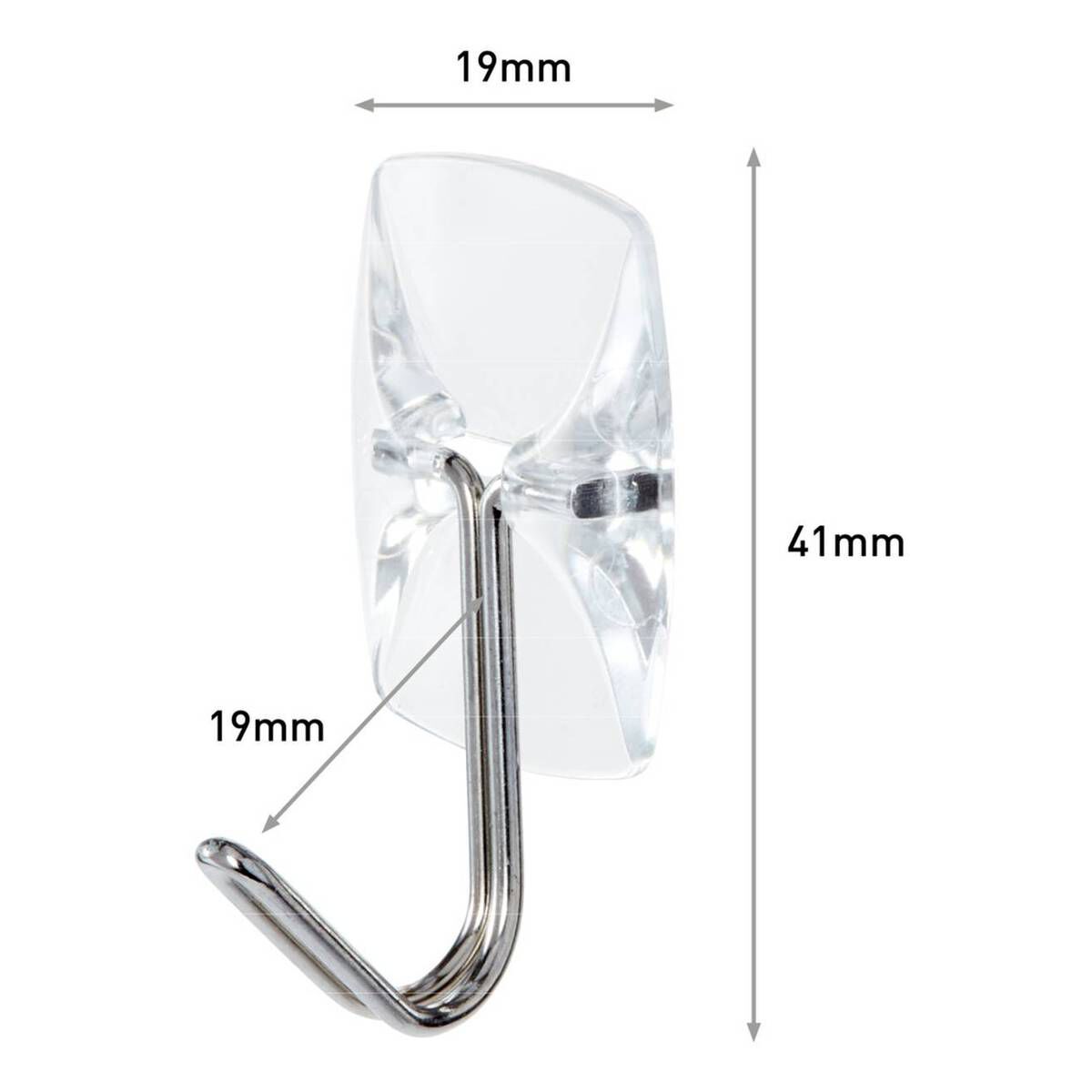 Command Small Clear Utensil Hooks 3 Pack | Hobbycraft