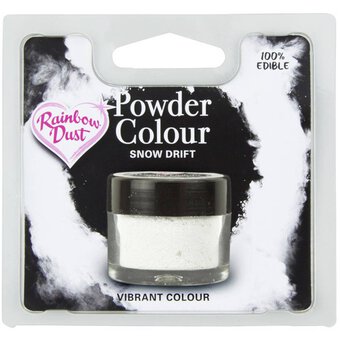 Rainbow Dust Snow Drift Edible Powder Colour 2g | Hobbycraft
