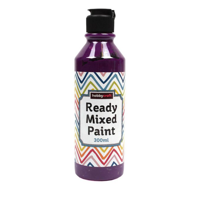 Purple Ready Mixed Paint 300ml | Hobbycraft