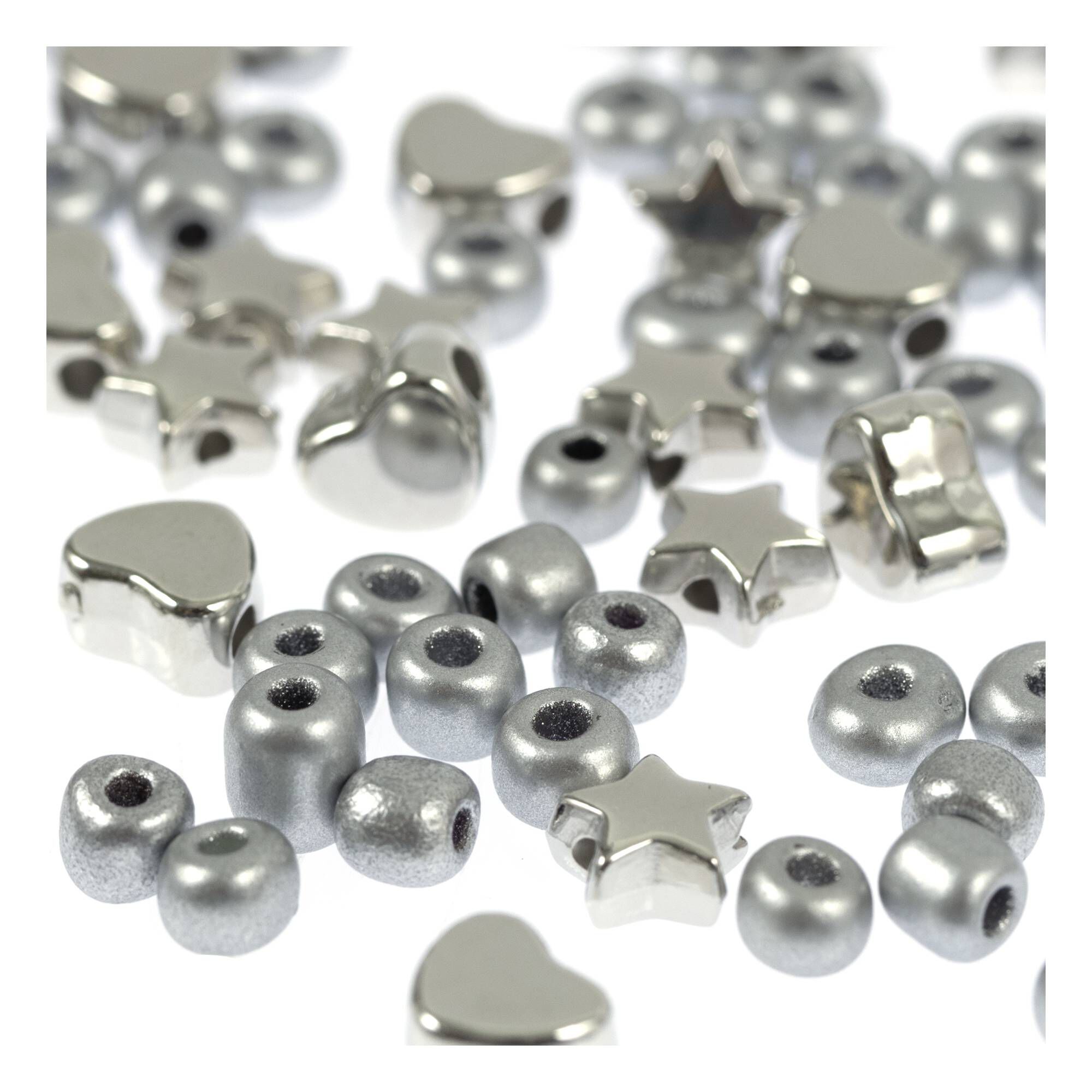 Silver Separator Beads 36g | Hobbycraft