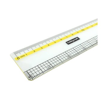 Clear Acrylic Ruler 45cm | Hobbycraft