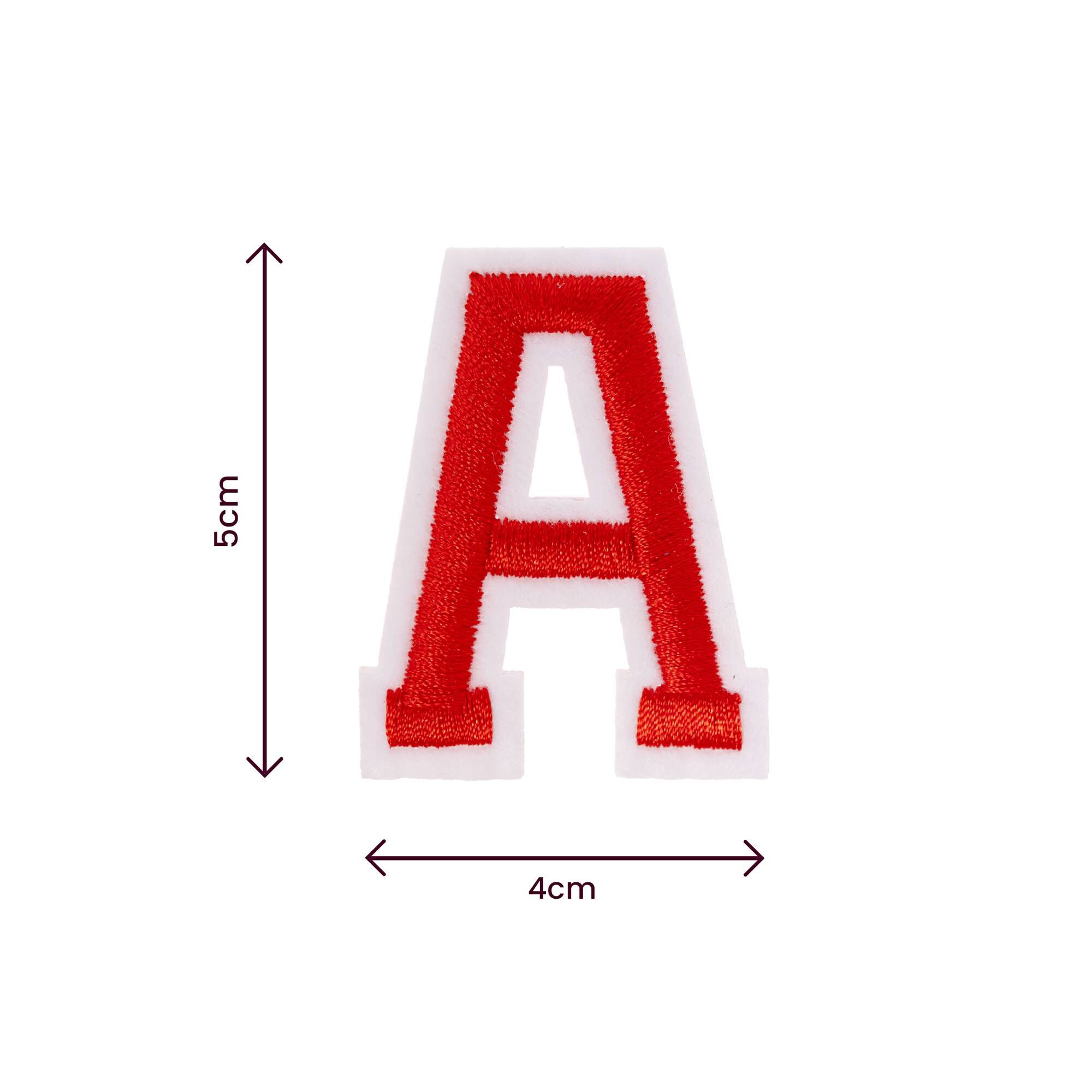Red Alphabet Fabric Letters 26 Pack | Hobbycraft