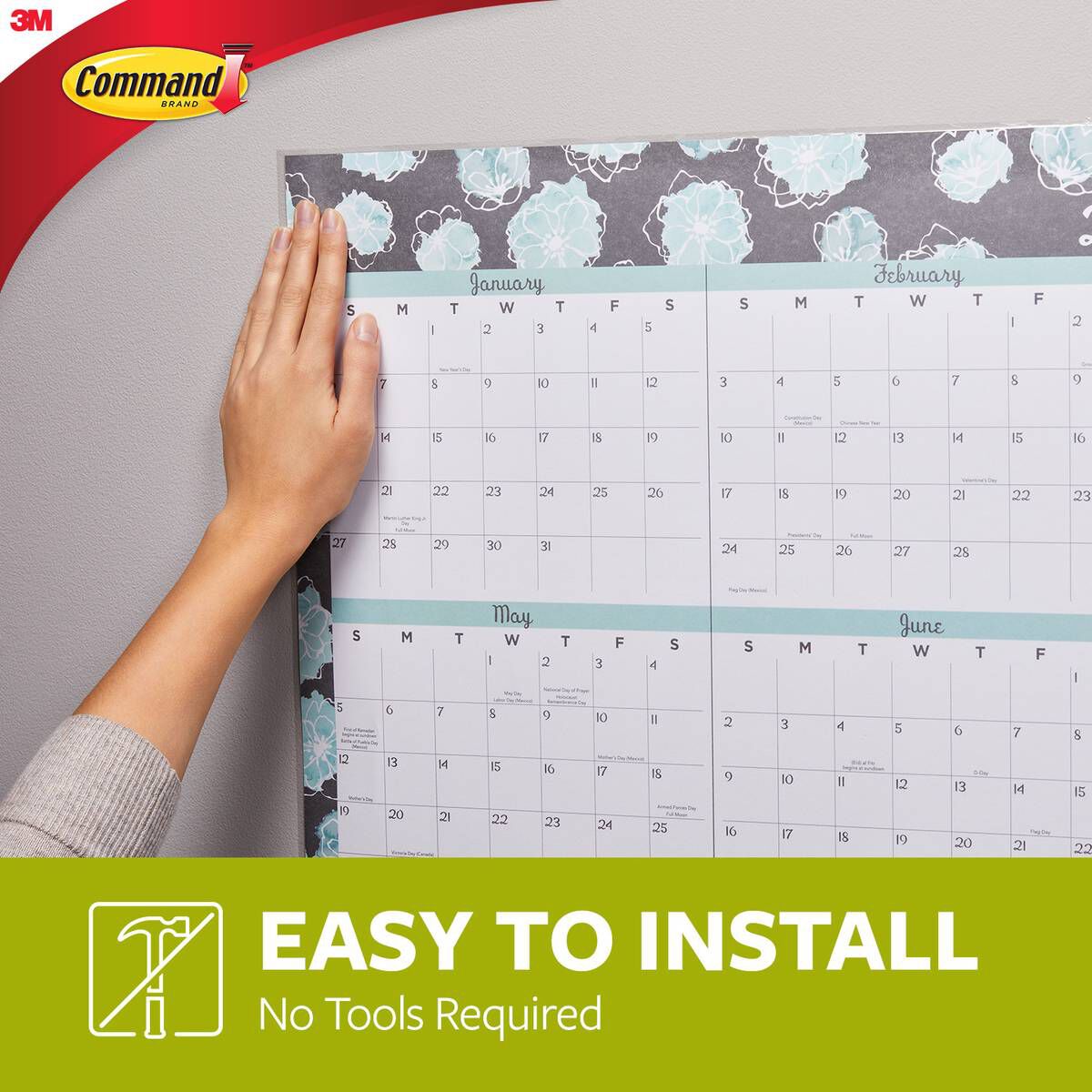 Command Small Poster Strips 12 Pieces | Hobbycraft