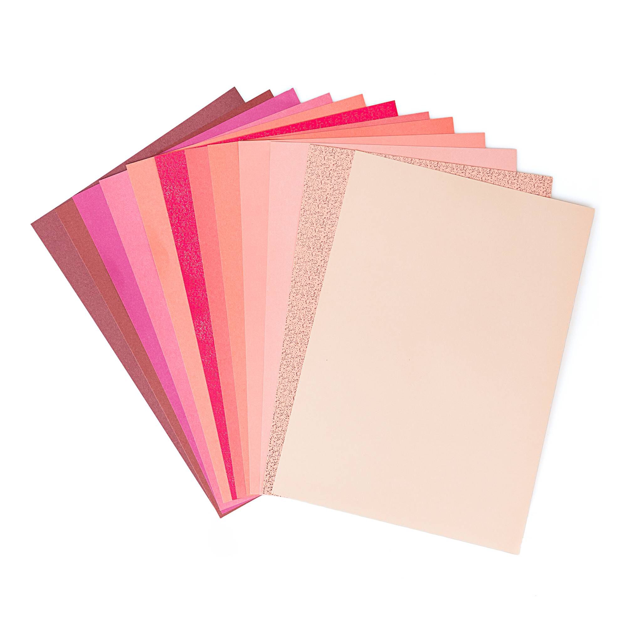 Pink Coloured Paper Pad A4 24 Pack | Hobbycraft