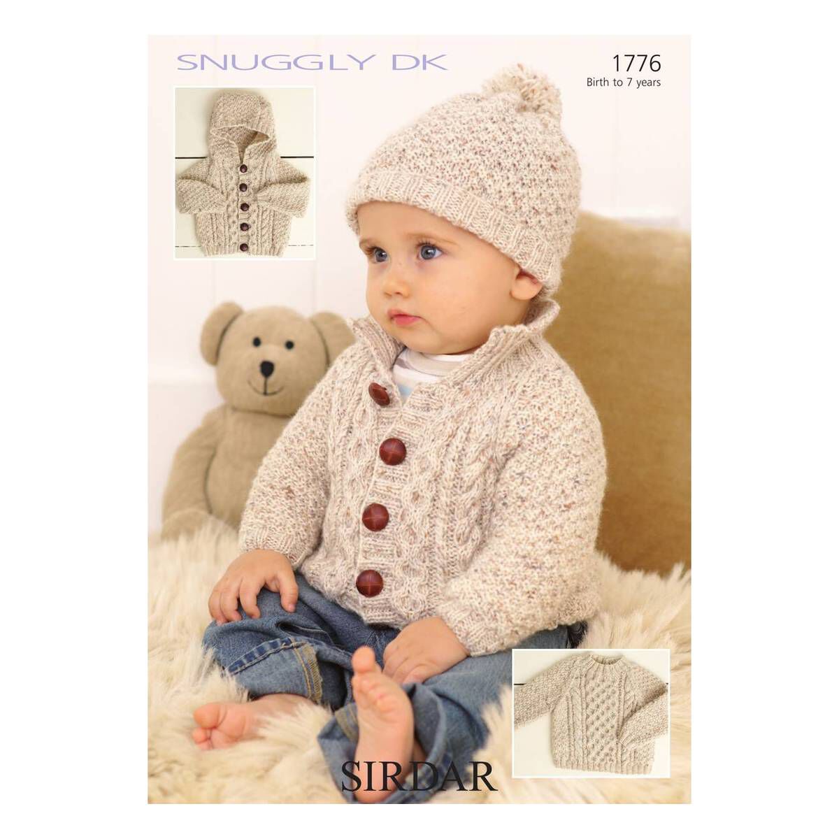 Sirdar Snuggly DK Cardigans and Jumper Digital Pattern 1766 | Hobbycraft