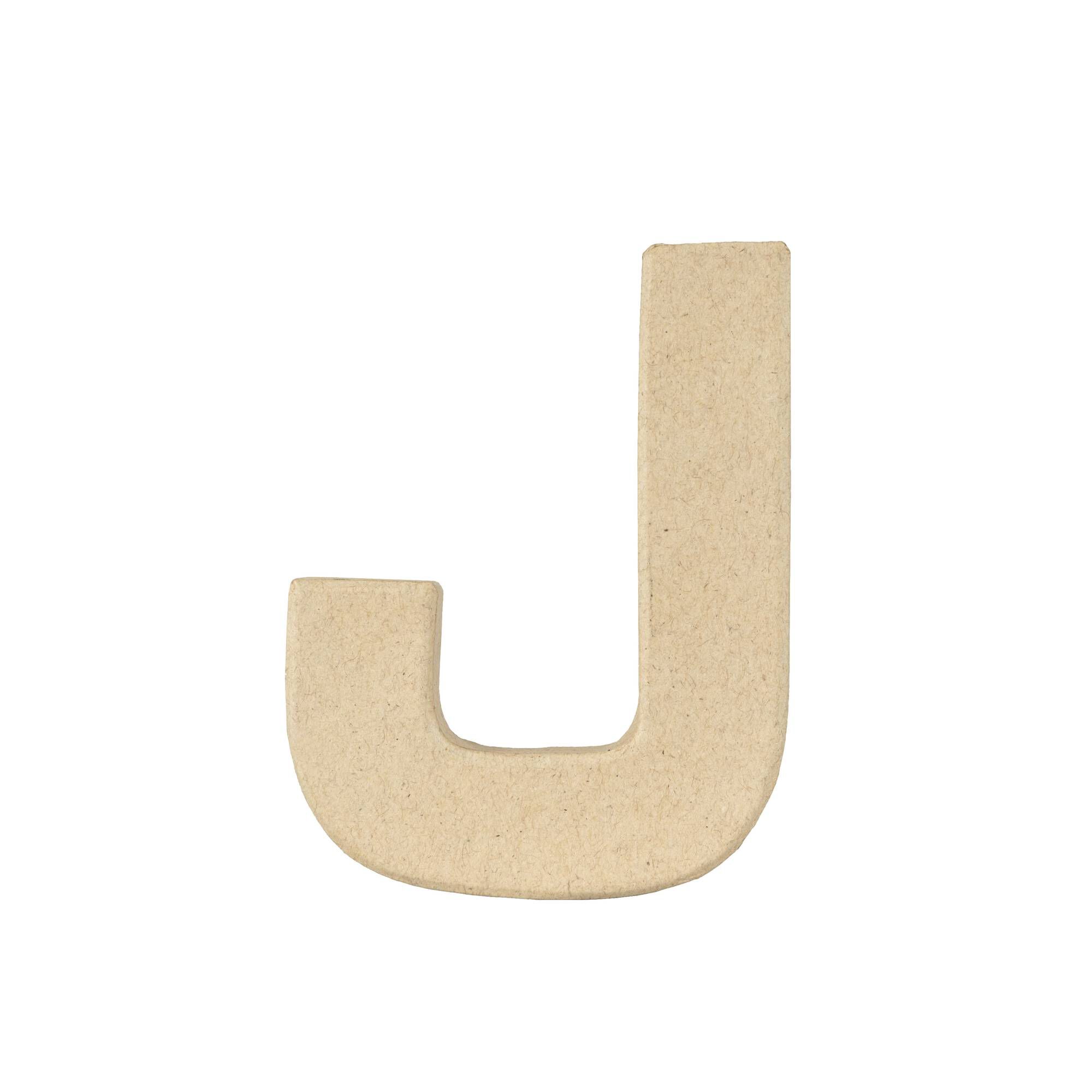 Mini Mache Letter J 10cm | Hobbycraft
