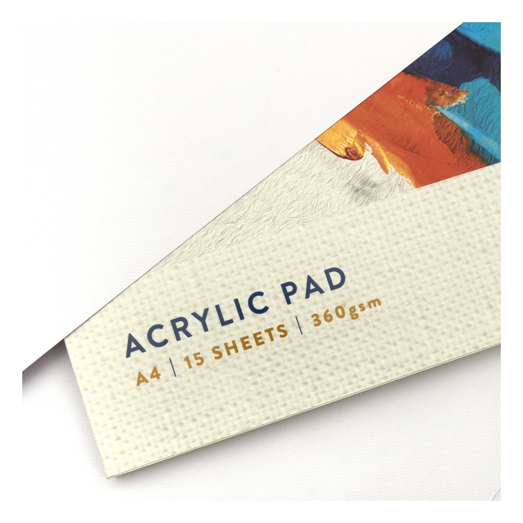 Shore & Marsh Acrylic Painting Pad A4 15 Sheets | Hobbycraft