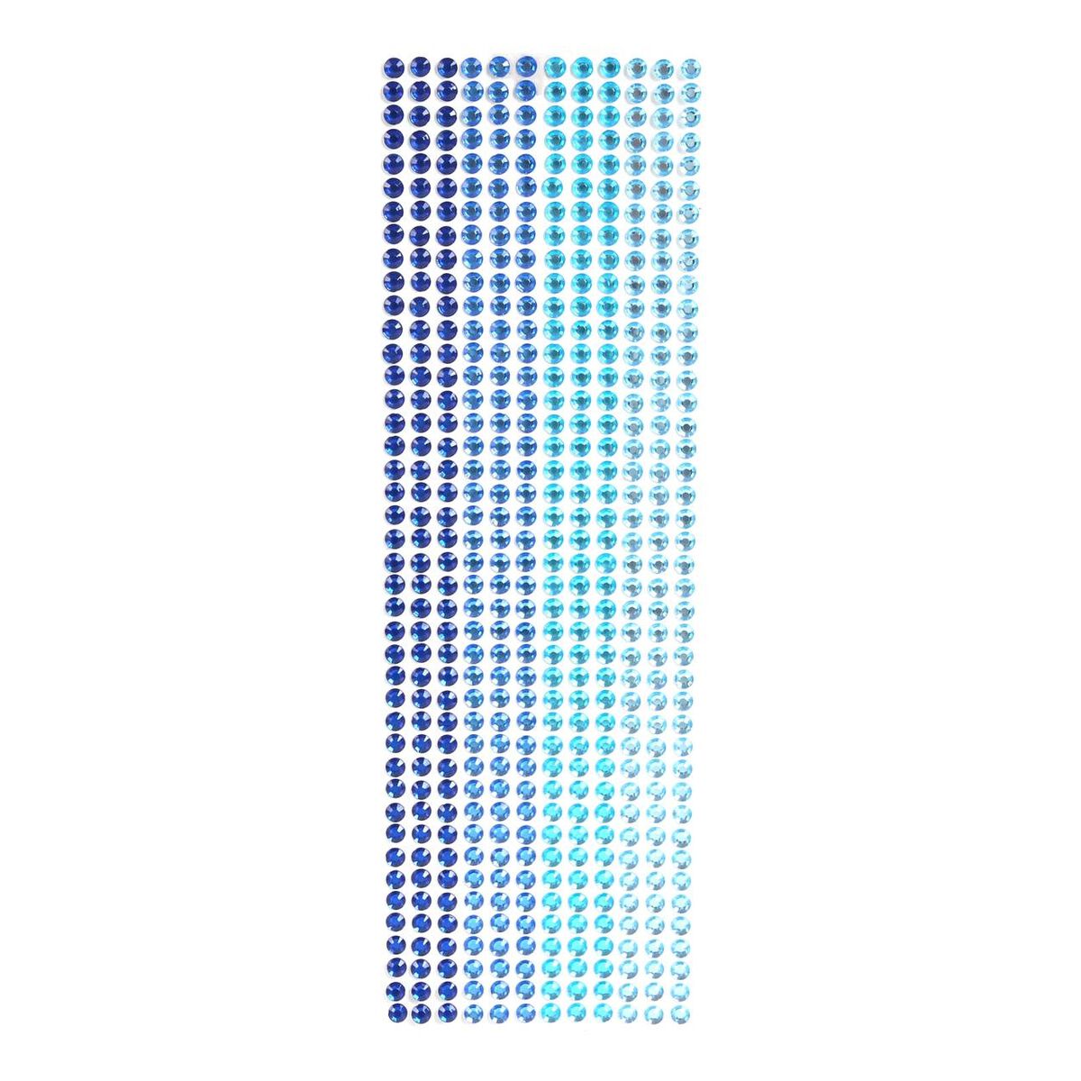 Mixed Blue Adhesive Gems 6mm 504 Pack | Hobbycraft
