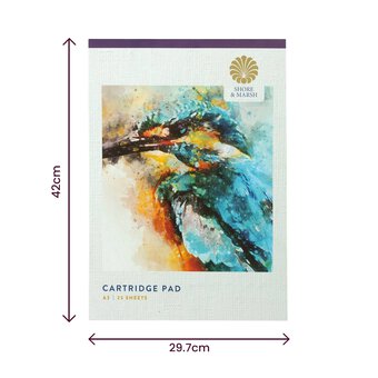 Shore & Marsh Cartridge Pad A3 25 Sheets | Hobbycraft