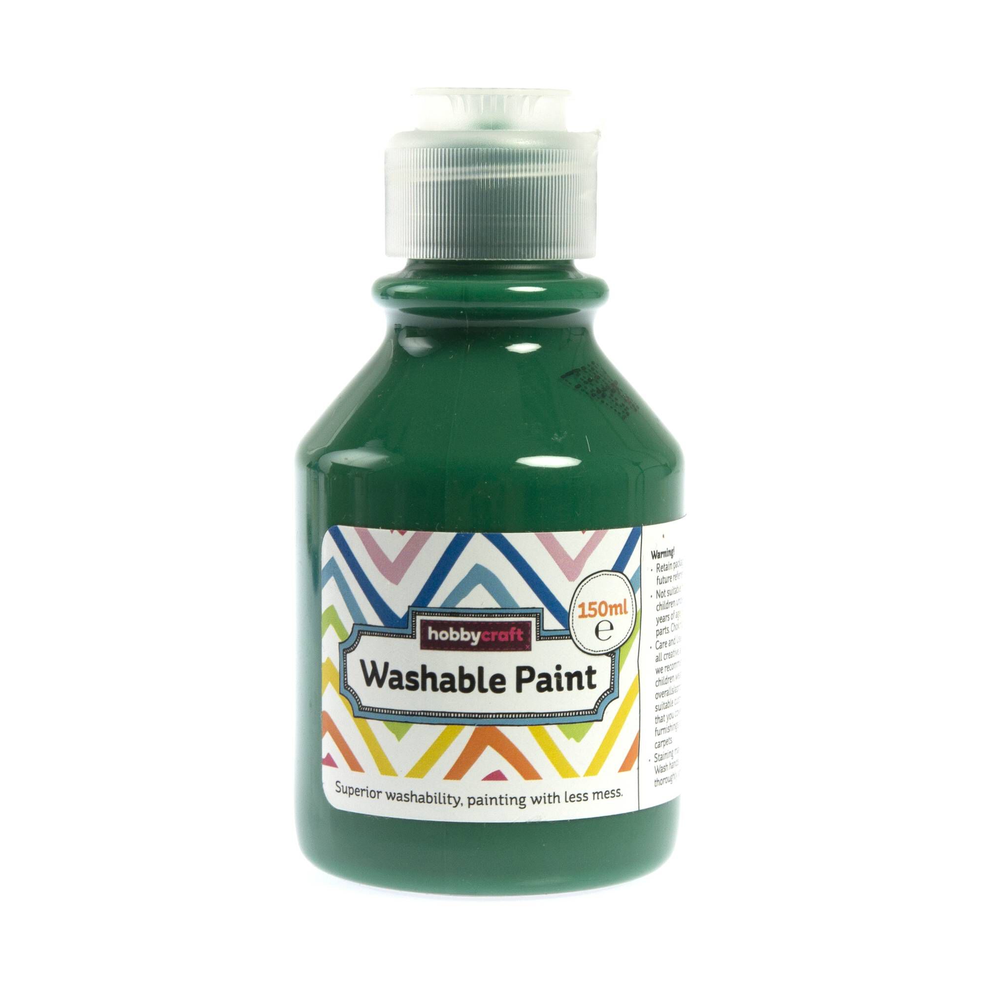 Green Washable Paint 150ml | Hobbycraft