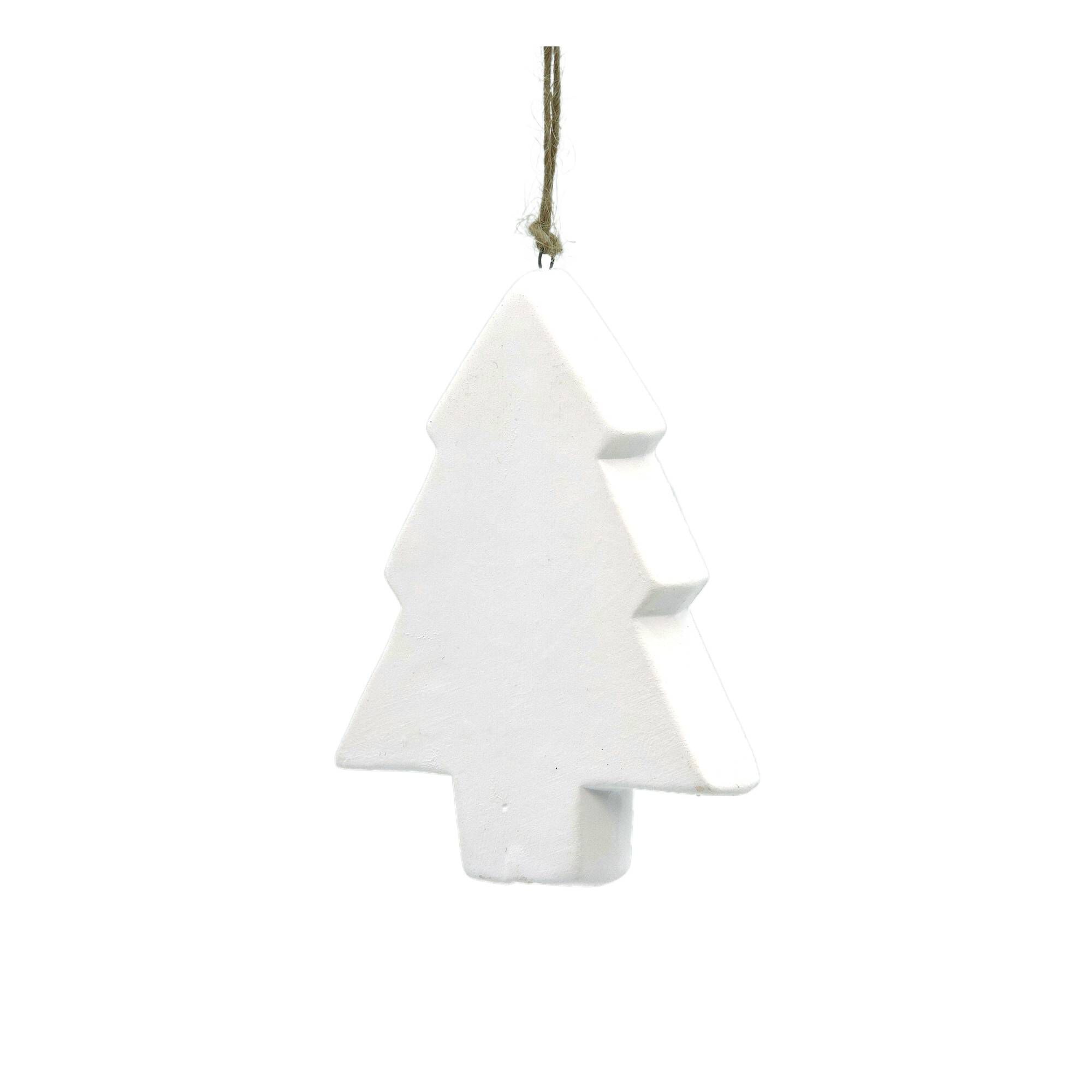 Hanging Ceramic Christmas Tree Decoration 10cm | Hobbycraft
