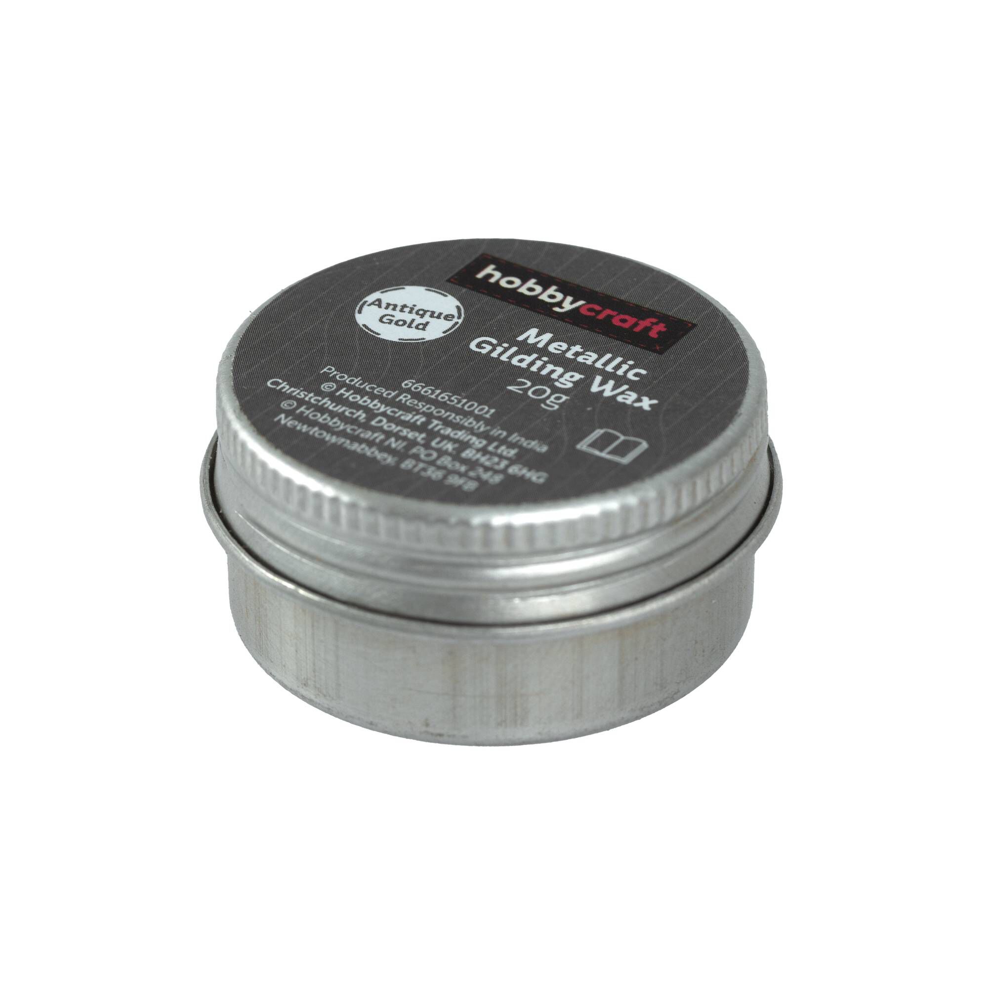 Antique Gold Metallic Gilding Wax 20ml | Hobbycraft